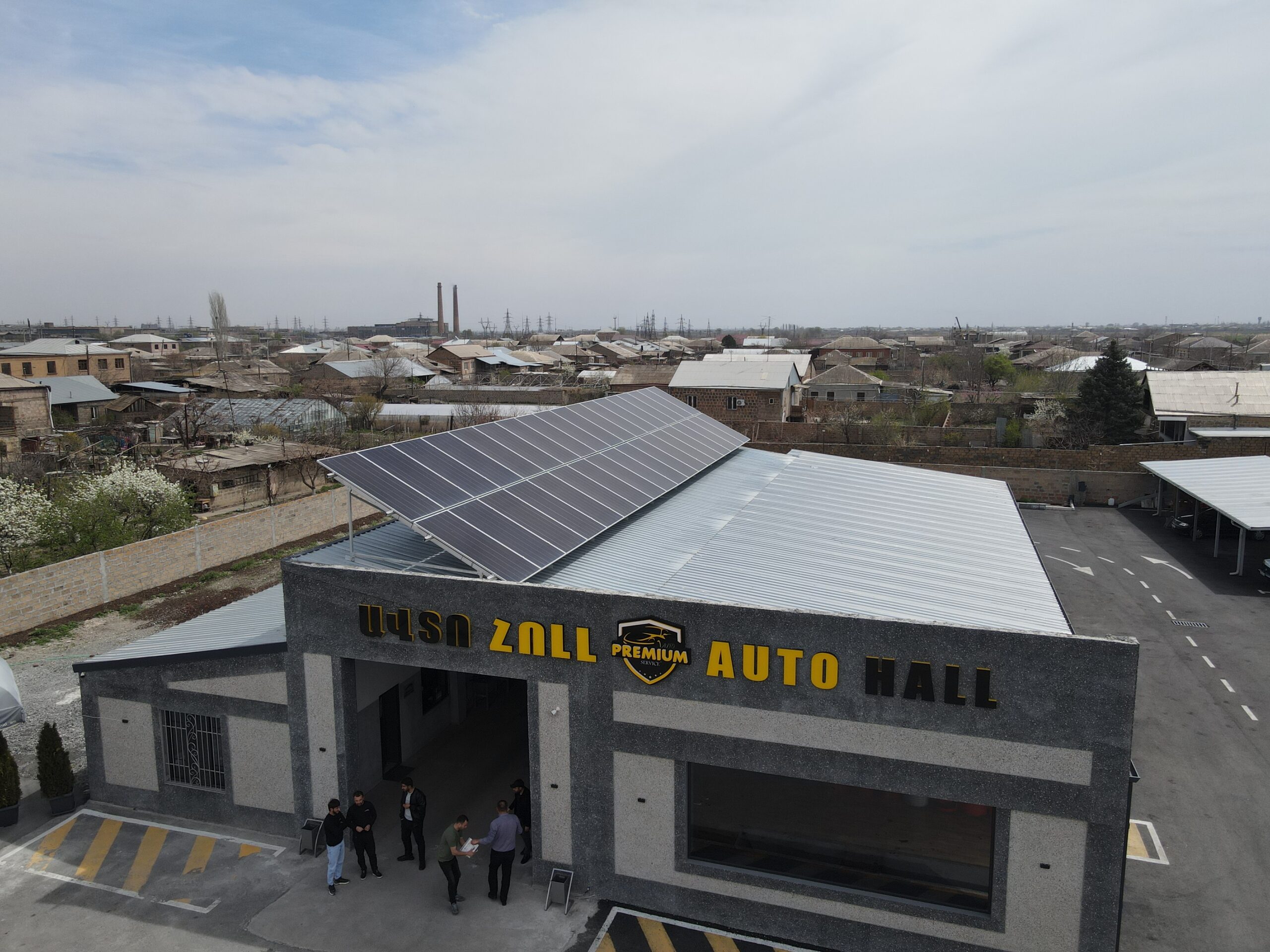 Solar Power Plants for Auto Hall - EcoVille Solar